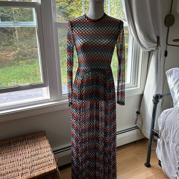Dressed in LALA | Dresses | Lala Original More You Mesh Maxi Dress ...